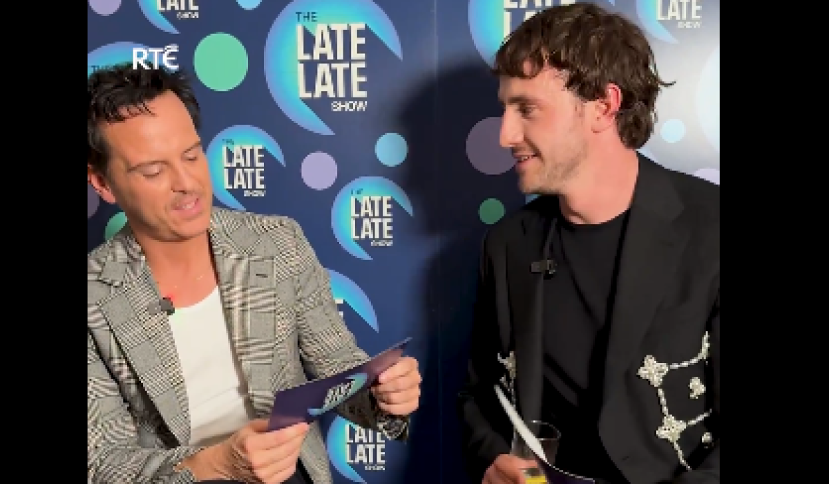WATCH: Behind the scenes clip from RTE Late Late recreates Paul Mescal ...