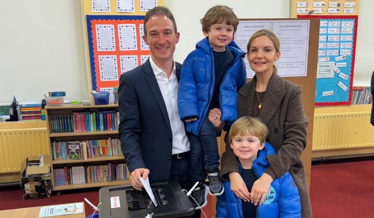 Minister Alan Dillon brings family to polling station as Mayo votes in ...