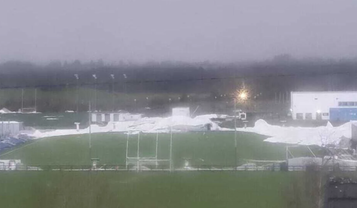 Connacht GAA Air Dome and Burrishole GAA stand destroyed as Storm Éowyn ...