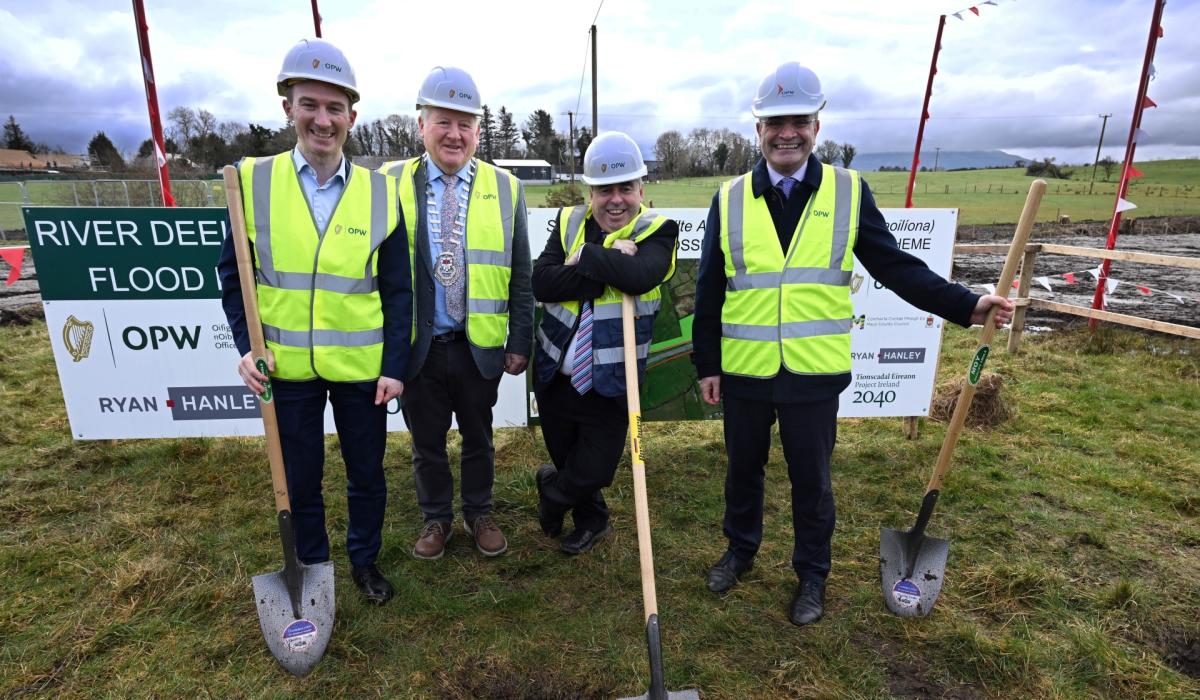 Minister Kevin Moran turns sod for construction commencement of the ...