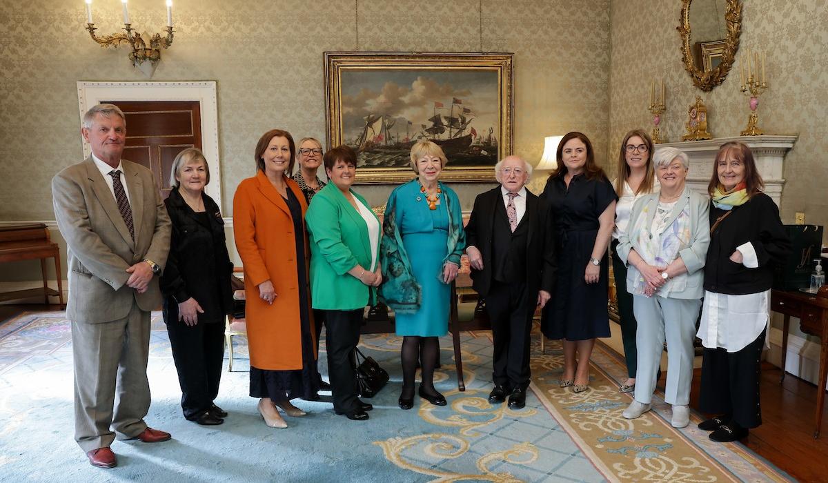 Tusla foster carer from Mayo recognised by President Higgins at Áras on ...