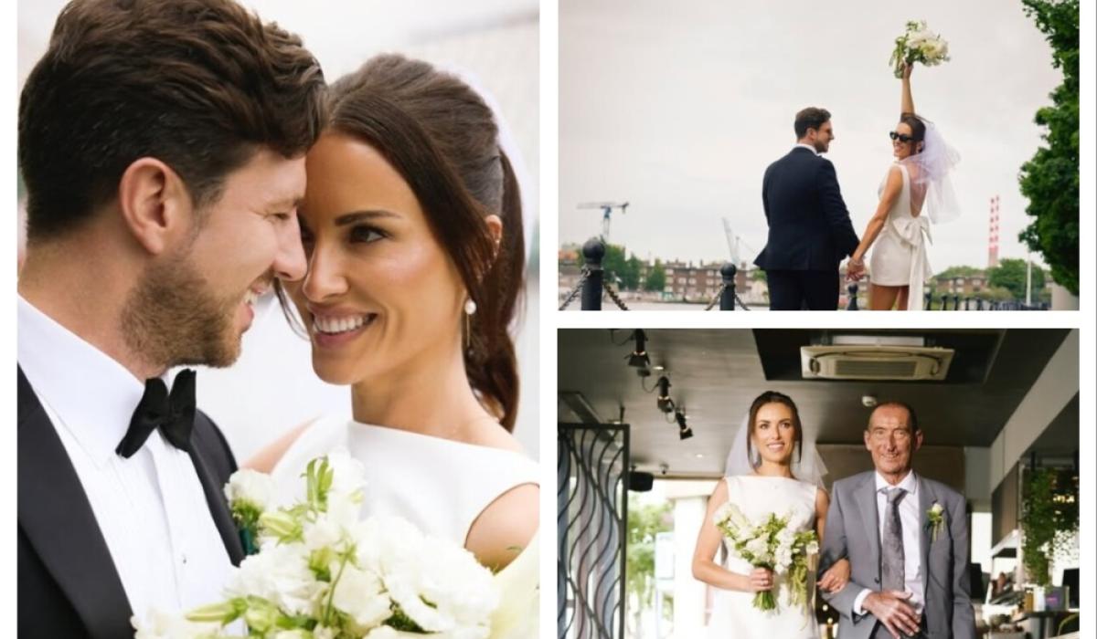 PICTURES: Holly Carpenter ties the knot in intimate ceremony at Dublin ...