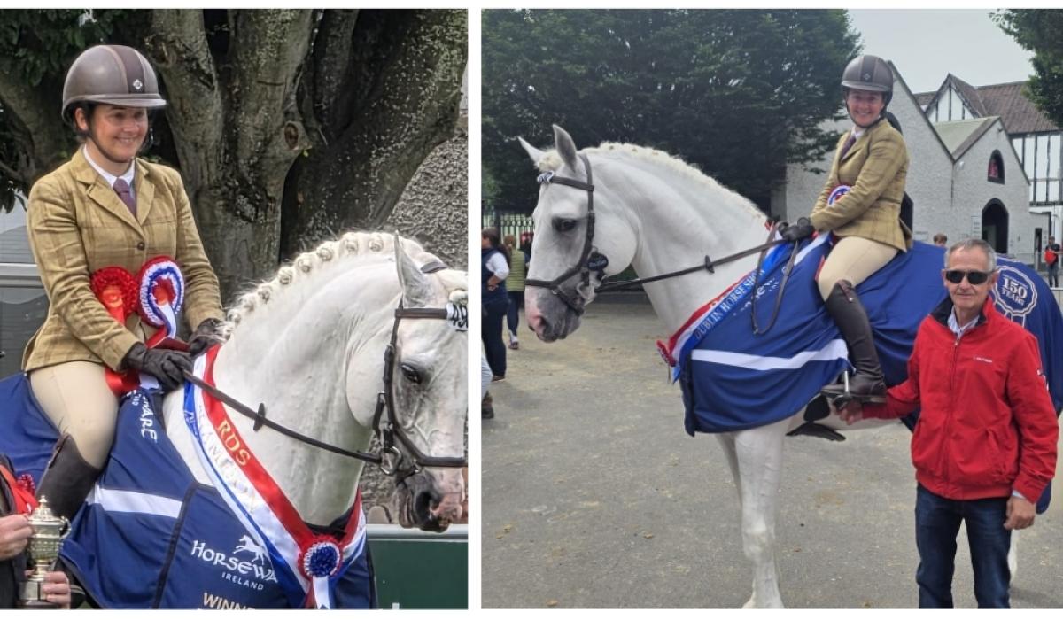 'Really emotional win for me' - Mayo woman wins at Dublin Horse Show ...