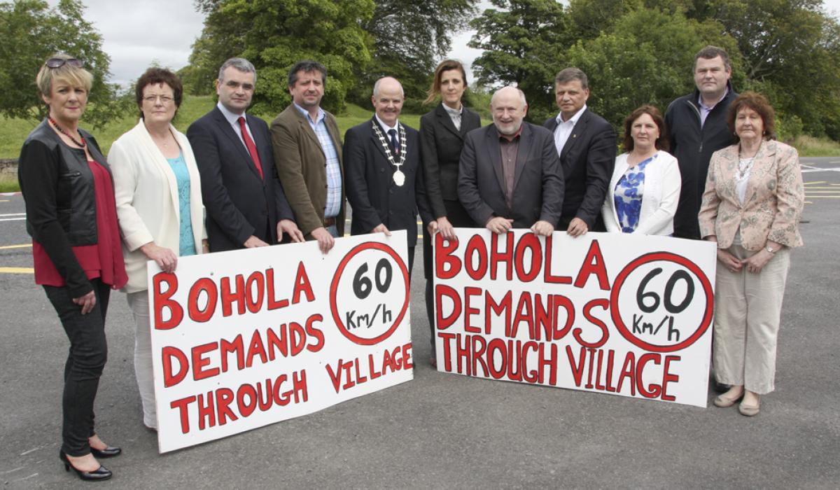 Locals protest over lack of action on Bohola road - Mayo Live