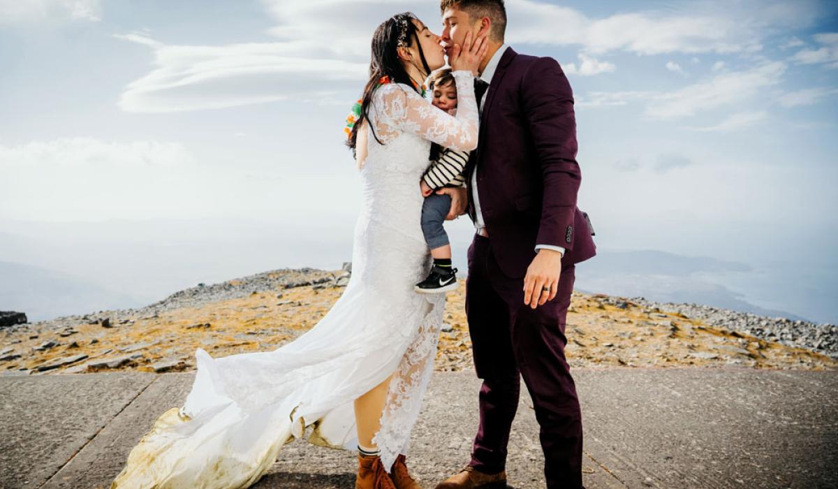 Wedding and christening on top of Croagh Patrick - Mayo Live