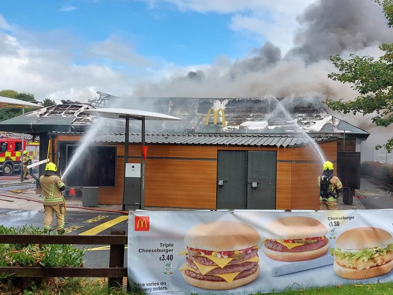 Newbridge Fire: McDonald's releases statement on future of damaged ...
