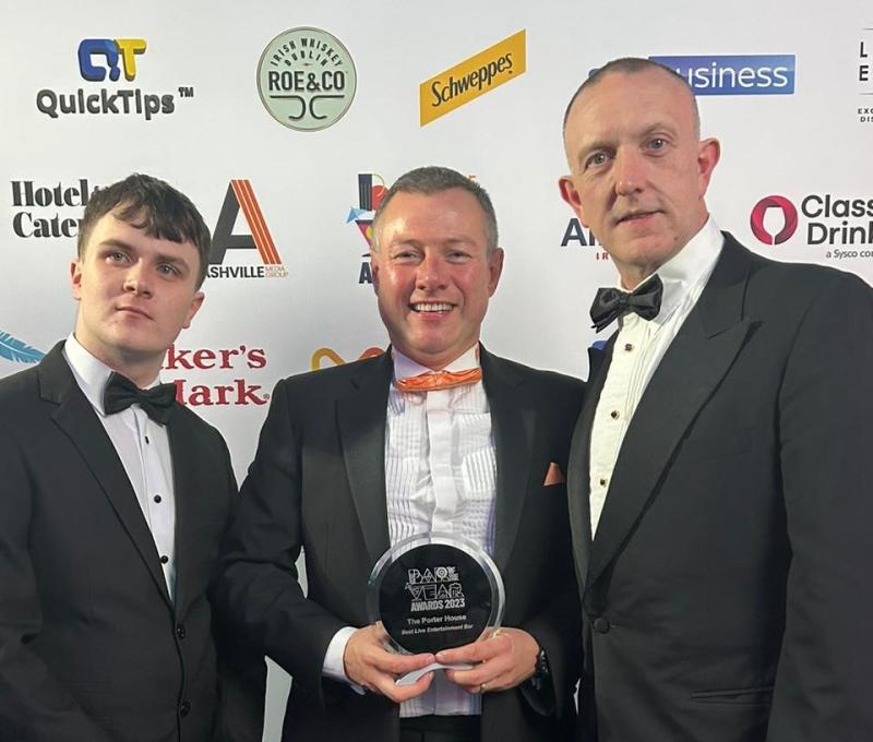 Westport's Porter House wins Best Live Entertainment Bar award - Mayo Live